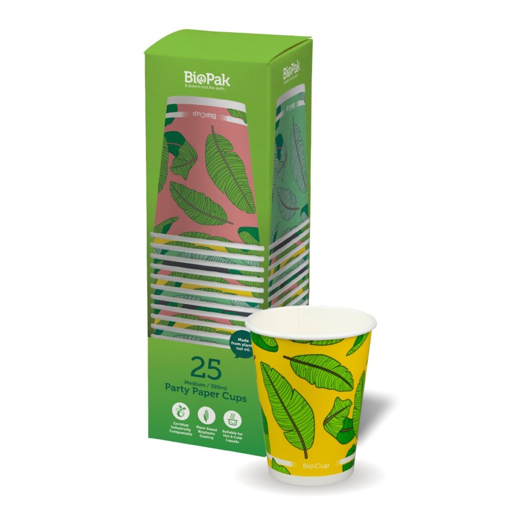 BioPak Cold Paper BioCup - 25pk - Lindsey's Cleaning Supplies